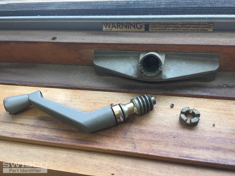 broken truth awning window control gearbox : SWISCO.com