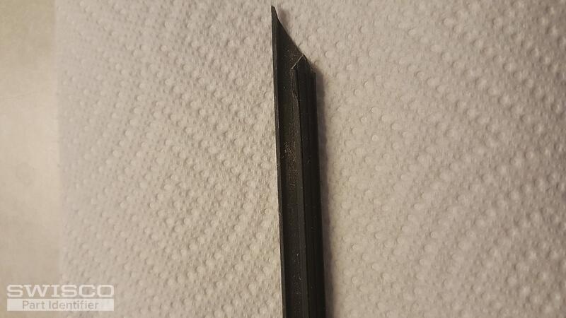 1989 Alenco Vinyl Glazing Bead in Black : SWISCO.com