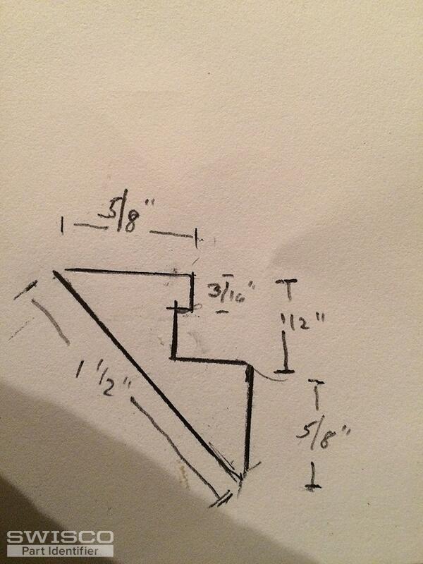 fixed patio door bracket dimensions : SWISCO.com