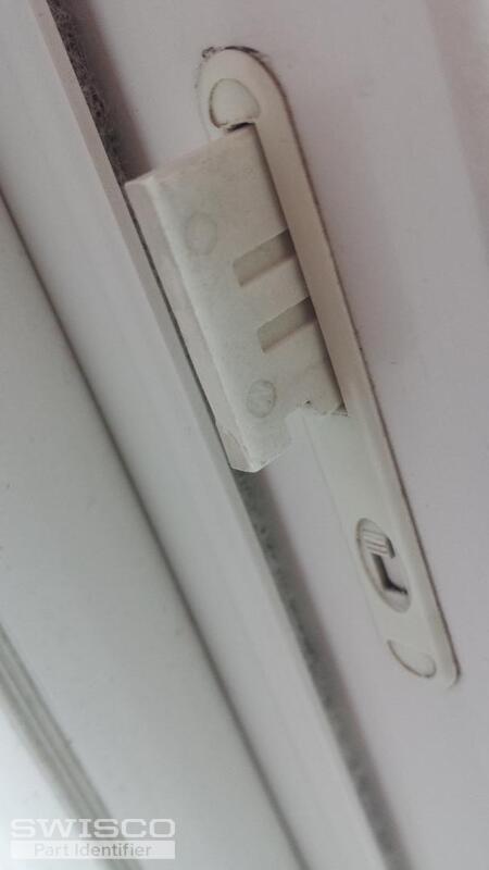 Simonton horizontal vinyl sliding window popup stop : SWISCO.com