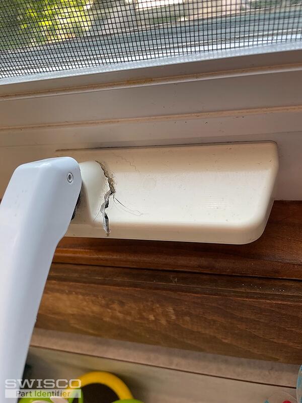 Cracked window handle casing : SWISCO.com