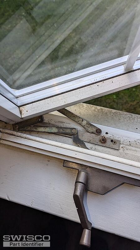 Casement window replacement hinge set needed : SWISCO.com