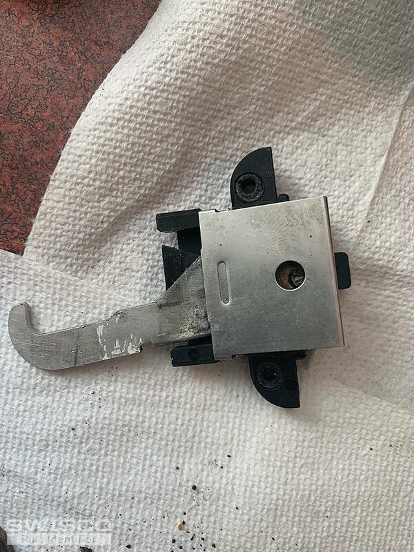 sash lock mechanisms for Pella casement window with handle model 58C2 ...