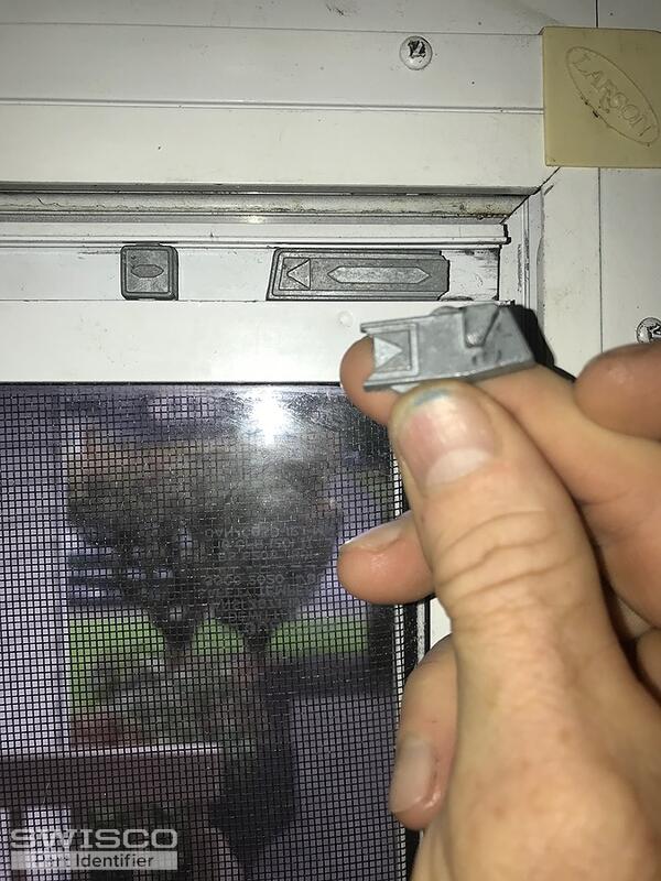 Storm door window spring latch : SWISCO.com