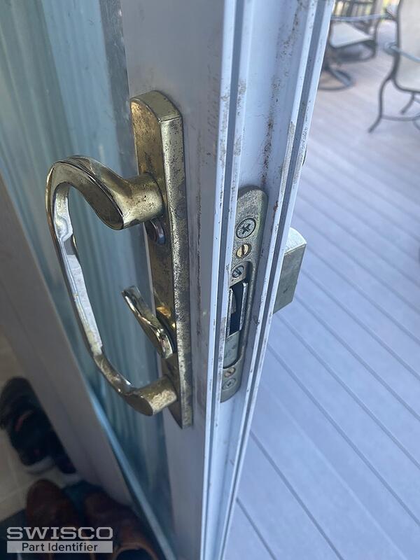 Sliding patio door handle lock : SWISCO.com