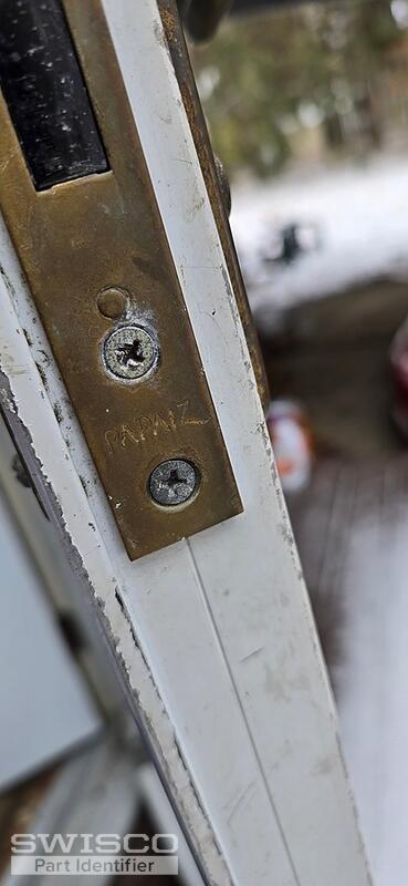 Papaiz storm door lock. Single key : SWISCO.com