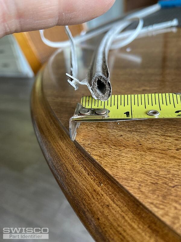 SWISCO.com: .187 T-Slot Offset Hollow Foam Seal,12ft