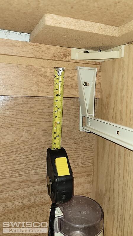 SWISCO.com: Hanging Rail Bracket, 1-7/16" Deep