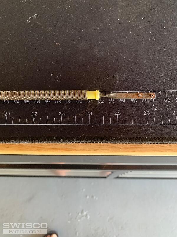 24 inch flexible yellow tip spiral spring balance 3/8 inch diameter ...