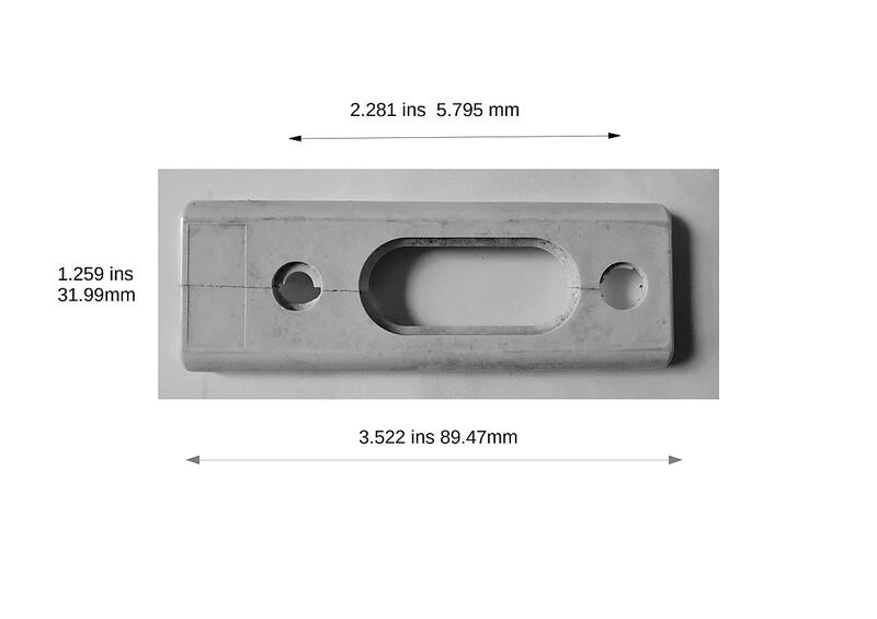 SWISCO.com: White Metal Neutral Tilt Latch, 2-5/16"