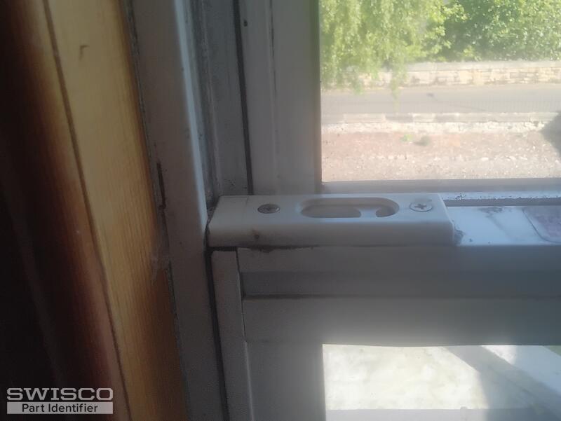 SWISCO.com: White Metal Neutral Tilt Latch, 2-5/16"