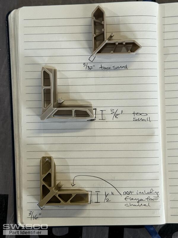 SWISCO.com: Andersen 3/4" x 7/16" Screen Frame Corner