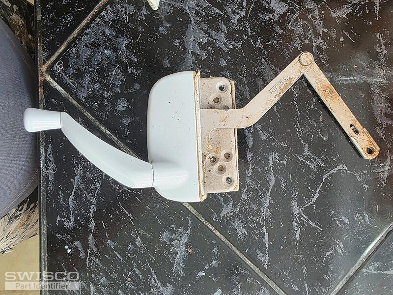 Left and right bottom window hardware for bay windows. New cranks and ...