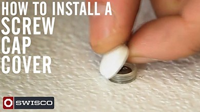 67-017 White Snap Cap Screw Cover (5 Sets) : SWISCO.com